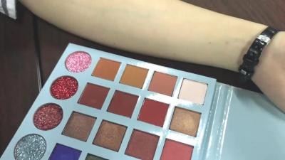 China Pretty 2021 New OEM Eye shadow Make Your Own Design Eye shadow Palette Custom Eyeshadow Palette High pigment for sale