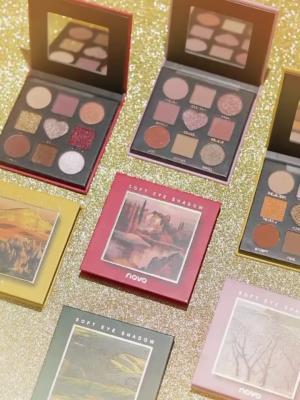 China Hot Selling New Sudoku Eyeshadow Palette Pearlescent Matte Pumpkin 9 Color Eyeshadow Makeup Wholesale for sale