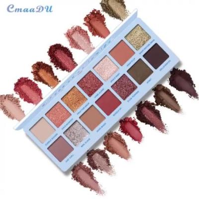 China Private Label Matte Glitter Makeup Cosmetic Eye Shadow palette Make Up Wholesale for sale