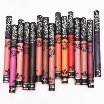 China New 15 Color Liquid Lipstick Makeup Sexy Colors Lips Paint Matte Lipstick Waterproof Long Lasting Lipgloss for sale