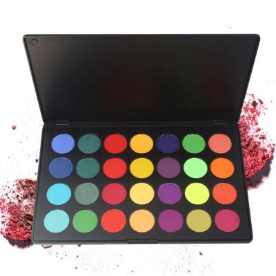 China 28Colors Shimmer Eye shadow Private Label Pigmented Glitter Eyeshadow Palette for sale