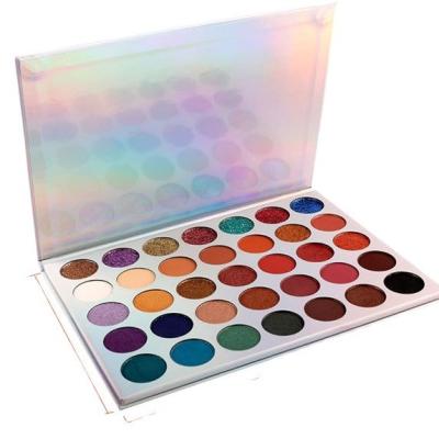 China Quicksand Eyeshadow Palette Pigmented Glitter Shimmer Matte Powder pressed Eye Shadow Makeup Shiny Nude Cosmetic for sale