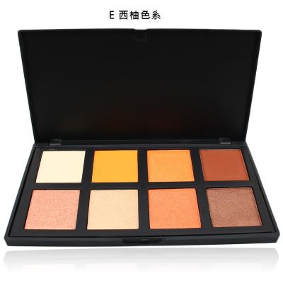 China OEM New Popular Private Label Eye Shadow Palette High Quality  Summer 8 Colors Eyeshadow Palette for sale