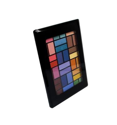 China Custom your own brand 36 eyeshadow palette colors square shimmer vegan makeup richly pigment low MOQ no label fast shipping for sale