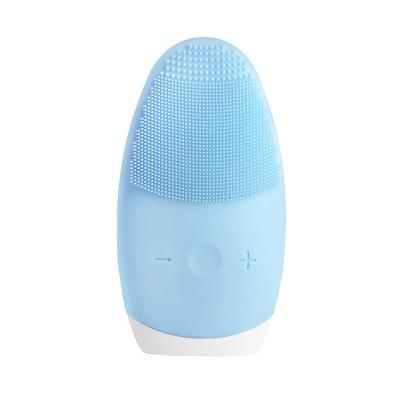 China 2021 Effective electric silicone face brush cleanser exfoliating waterproof brush silicone facial cleansing brush for sale