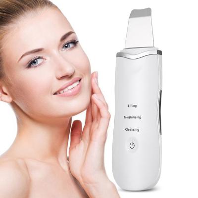 China Newest with misty function spray 24k gold waterproof ultrasonic skin scrubber for sale