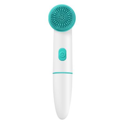 China Wholesale Waterproof Silicone Facial Cleanser Brush  Attery Operated Ltrasonic Face Washing Machine for sale