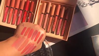 China New Arrival  Kiss Proof Matte Liquid Lipstick Long Lasting Private Label Red Lipstick for sale