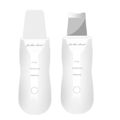 China New Ultrasonic Skin Scrubber Deep Face Cleaning Machine Peeling Shovel Facial Pore Cleaner Face Skin Scrubber Lift Machine for sale