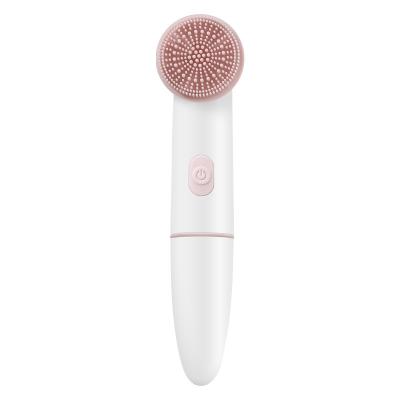China Waterproof Face Sonic Electric Facial Cleansing Brush Exfoliating Spin Brush for sale