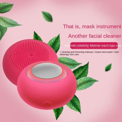China home use face lifting electric massage ultrasonic beauty device face beauty equipment LED light therapy skin cleanser for sale