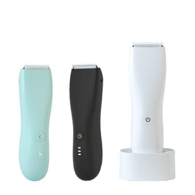 China Usb Rechargeable Electric Men Body Trimmer Waterproof Groin Trimmer Body Hair Trimmer for sale