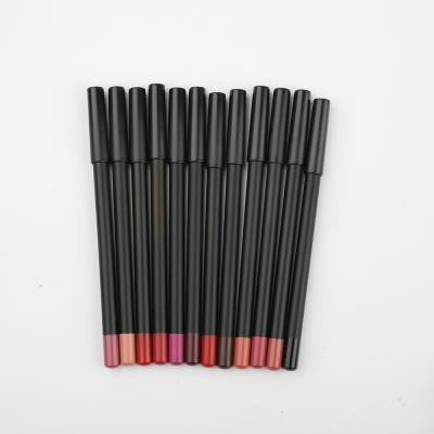 China Wonderful OEM  Private Label 19 Colors Waterproof Makeup Lip Liner Matte Makeup Smoothly Lip Liner Pencil for sale