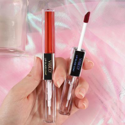 China Wonderful  Waterproof Lip Glaze 6-color Matte Non Stick Cup Low Moq Custom Logo Lip Gloss for sale