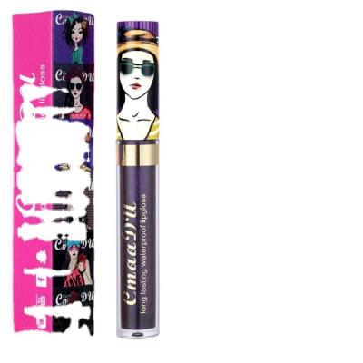 China Matte Waterproof Low MOQ Holographic Lip liner Painless Glitter Luxury Lipstick Tube for sale
