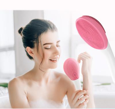 China 2021 Amazon top seller waterproof electric silicone bath shower brush body vibrating massage brush for sale