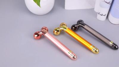 China OEM Massager Face Natural Jade Roller Facial Slimming Body Massager Y-Shape Roller Face 3D Cooling Face Massager for sale