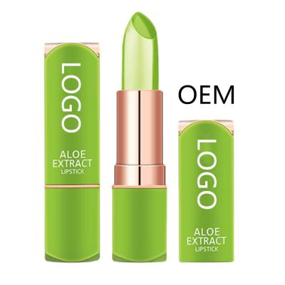 China 2021 New Birthday Gift Promotion  Vegan Lipgloss  Aloe Vera Lipstick Color Change Lipstick for sale