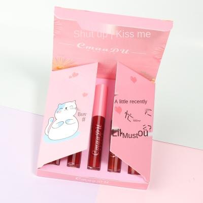 China Pretty Wholesale Private Label Lipgloss Vegan Matte Liquid Lip Gloss Waterproof Lip Glaze set for sale