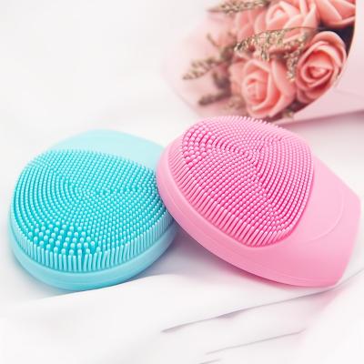 China Portable Ultrasonic Mini Deep Electric Silicone Facial Cleansing Brush for sale