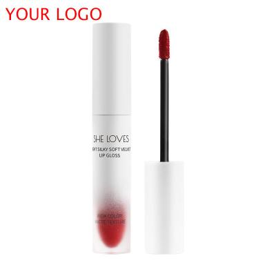 China Matte Waterproof Lip Gloss Long Lasting Pigment Nude Lip Set Sexy Velvet Lip Stick for sale