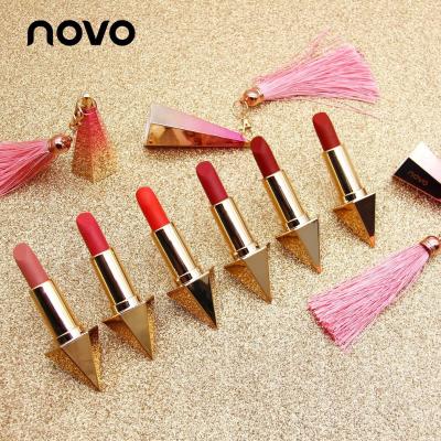 China 6 Color Lips Moisturize Beauty Private Label Matte Lipstick Custom Long Lasting Waterproof Lipstick for sale