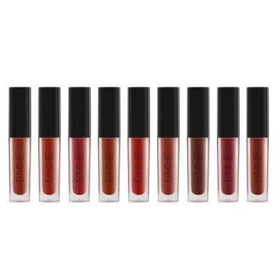 China New Product OEM Private Label  Best Selling Waterproof  Lip Gloss Long Lasting Easy Coloring Matte Liquid Lipstick for sale