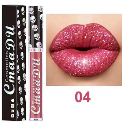 China 2021 NEW Metallic Liquid Lipstick Lip Gloss Non-stick Cup Lip Glaze Makeup Pearly Beauty for sale