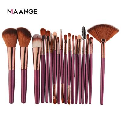 China 18Pcs Makeup Brushes Tool Set Cosmetic Powder Eye Shadow Foundation Blush Blending Beauty Make Up Brush for sale