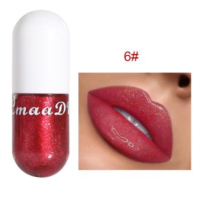 China 2021 NEW Color Change Lip Glaze Waterproof Long Lasting Lip Tint Liquid Lipstick for sale