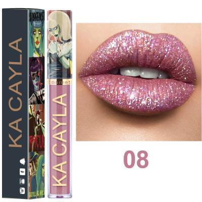 China 2021 Cosmetics Makeup Lip Gloss Long Lasting Waterproof Pearly Lip Glaze for sale