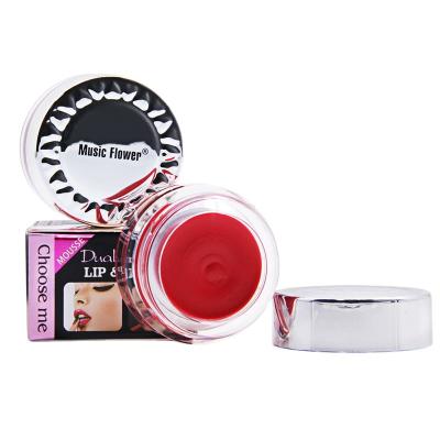 China Custom Cosmetic Oem Lip and Cheek Blush Cream Long Lasting Single Color for sale