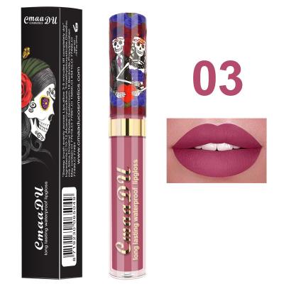 China Pearlescent Lip Gloss Diamond Symphony Color Shiny Matte Metallic Lip Gloss 6 Color Glitter Liquid Lipstick for sale