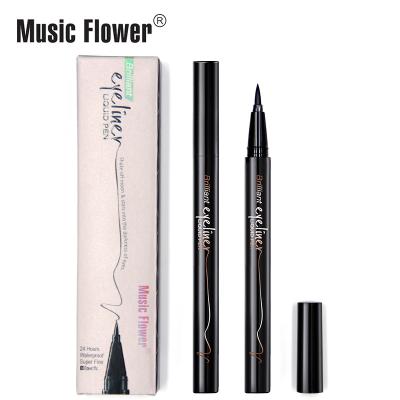 China 24H Longlasting Tearproof Super Cool Black Eyeliner Quick Dry Makeup Waterproof Liquid Eyeliner Pencil for sale