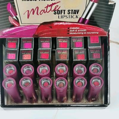China Dropshipping Customized 12 color liquid matte lip balm for sale