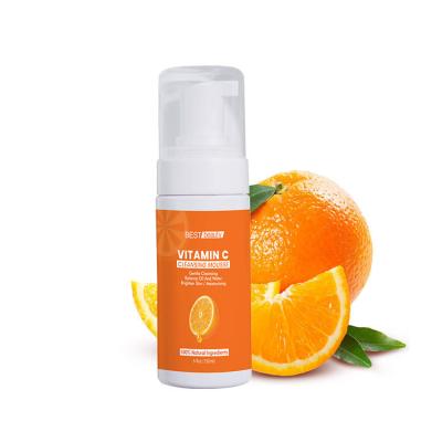 China Gentle Cleansing Pore Cleanser Foam Vitamin C Facial Cleanser Women's Mousse for sale