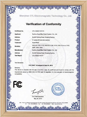 Fcc Certifcate - Shenzhen Yuanjie Information Technology Co., Ltd.