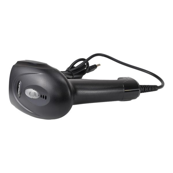 Quality Black 1D Laser Barcode Scanner IP52 Handheld Laser Barcode Scanner 5V for sale