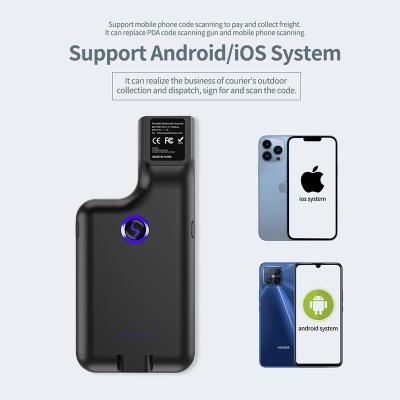 China Portable 2.4 G Barcode Scanner Clip On BT Barcode Scanner Customized for sale