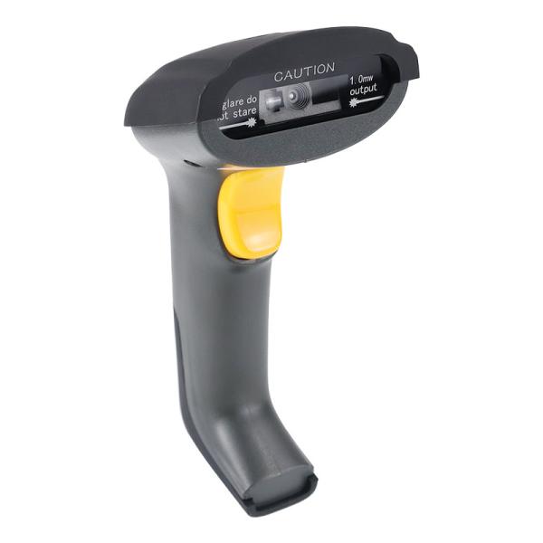 Quality Wired Handheld 2D Barcode Reader OEM 2D CMOS Barcode Scanner Black for sale