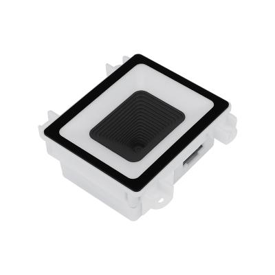 China Fixed Mount Embedded Barcode Scanner White QR Code Reader Wiegand for sale