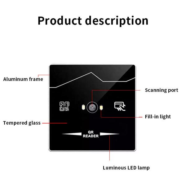 Quality TCP IP RJ45 Network QR Code Scanner HTTP MQTT Modbus RFID QR Code System NFC 13 for sale