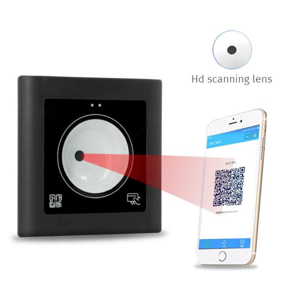 Quality RFID 125kHz QR Code Card Reader With Hd Camera Wiegand26 34 Interface 2D QR Code for sale