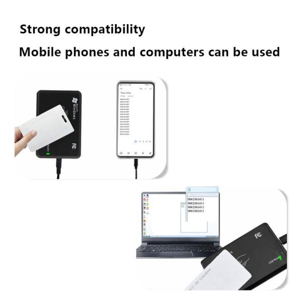 Quality Factory Direct Sales Smart NFC USB ID Card Reader RFID Desktop 125Khz Contactles for sale