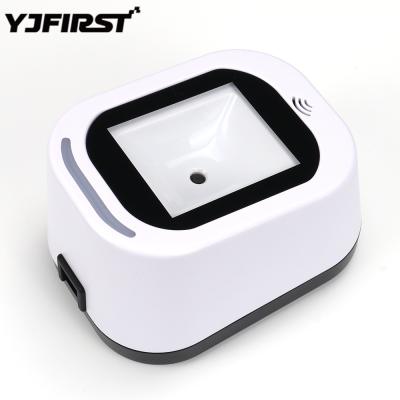 China USB Tabletop 2D QR Barcode Scanner Automatic Hands-Free High Speed Code Reader Machine for sale