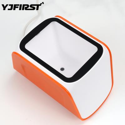 China USB Hands-Free Tabletop Barcode Scanner Automatic High Speed 2D QR Code Reader Machine for sale