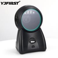 China Handsfree Barcode Scanner USB Wired 1D 2D Continuous Scan Bar Code Reader for POS Store Supermarket for sale