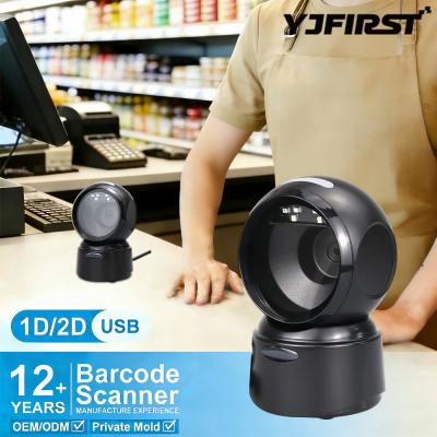 China YJFIRST 2D Barcode & QR Code Scanner Omnidirectional Big Window Desktop Platform for Screen Code Scanning for sale