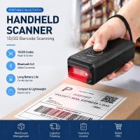 China Portable Bluetooth Hand Scanner Wireless Barcode Scanner Reader for POS Inventory & Barcode Verify for sale