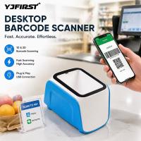 China USB QR Code Scanner Desktop LED Table Top Scanners Customized for sale
